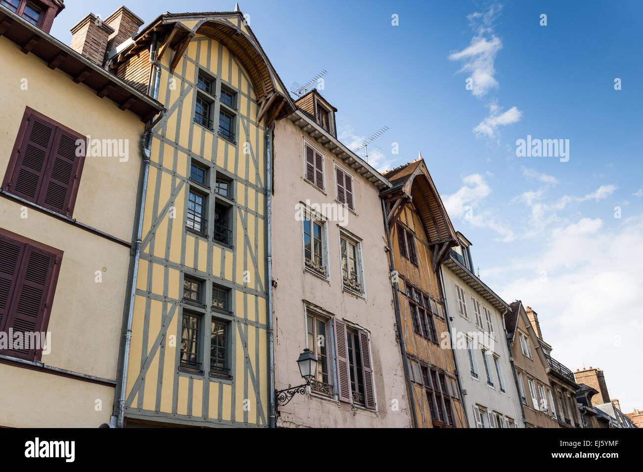 Row medieval house facades old hi-res stock photography and images - Alamy