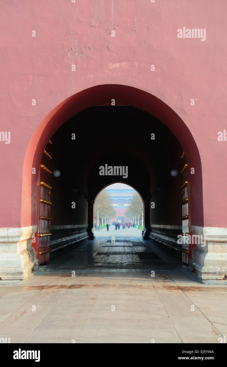 Old historical buildings in Beijing China Stock Photo - Alamy