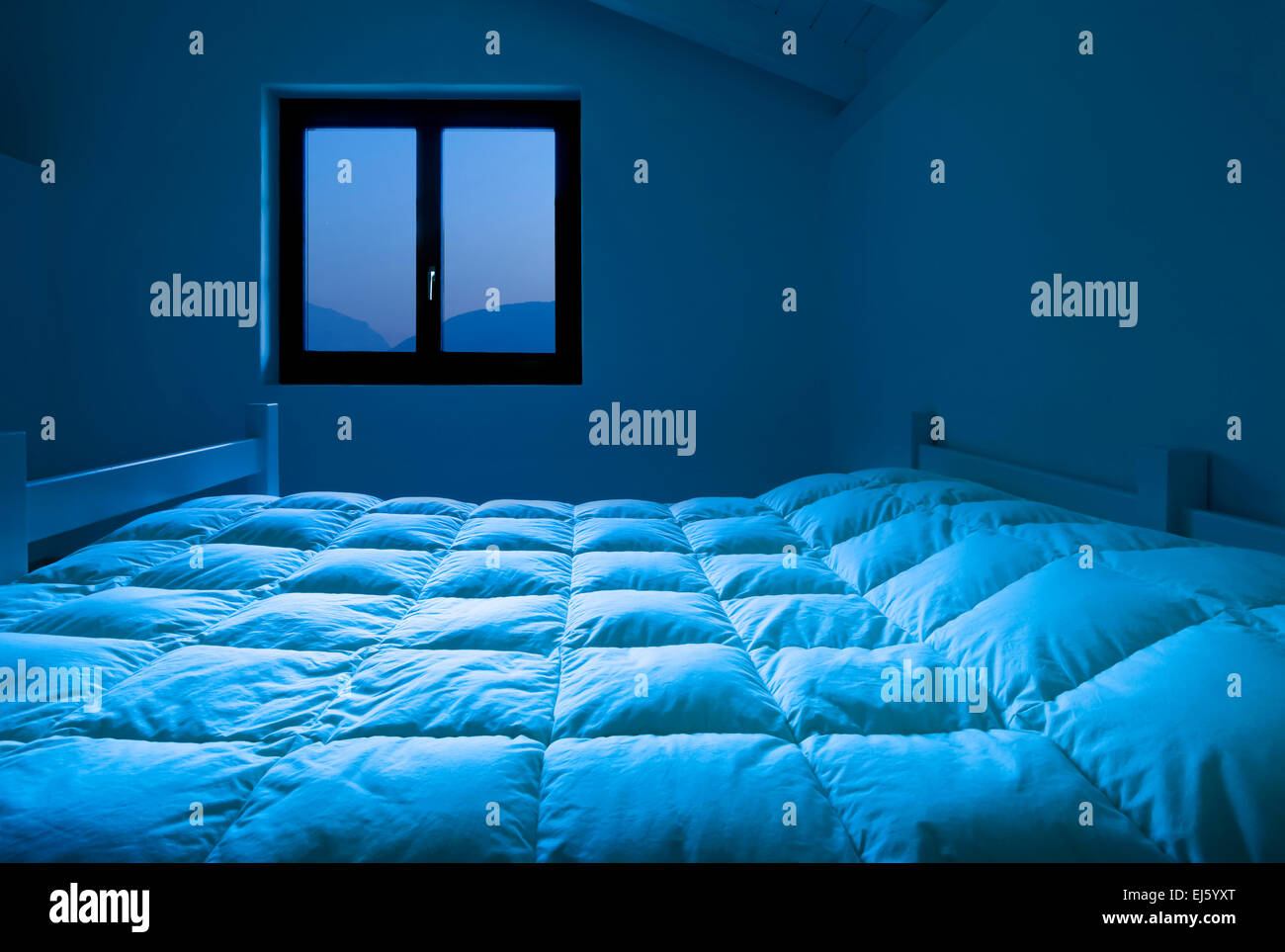 Attic window night hi-res stock photography and images - Alamy