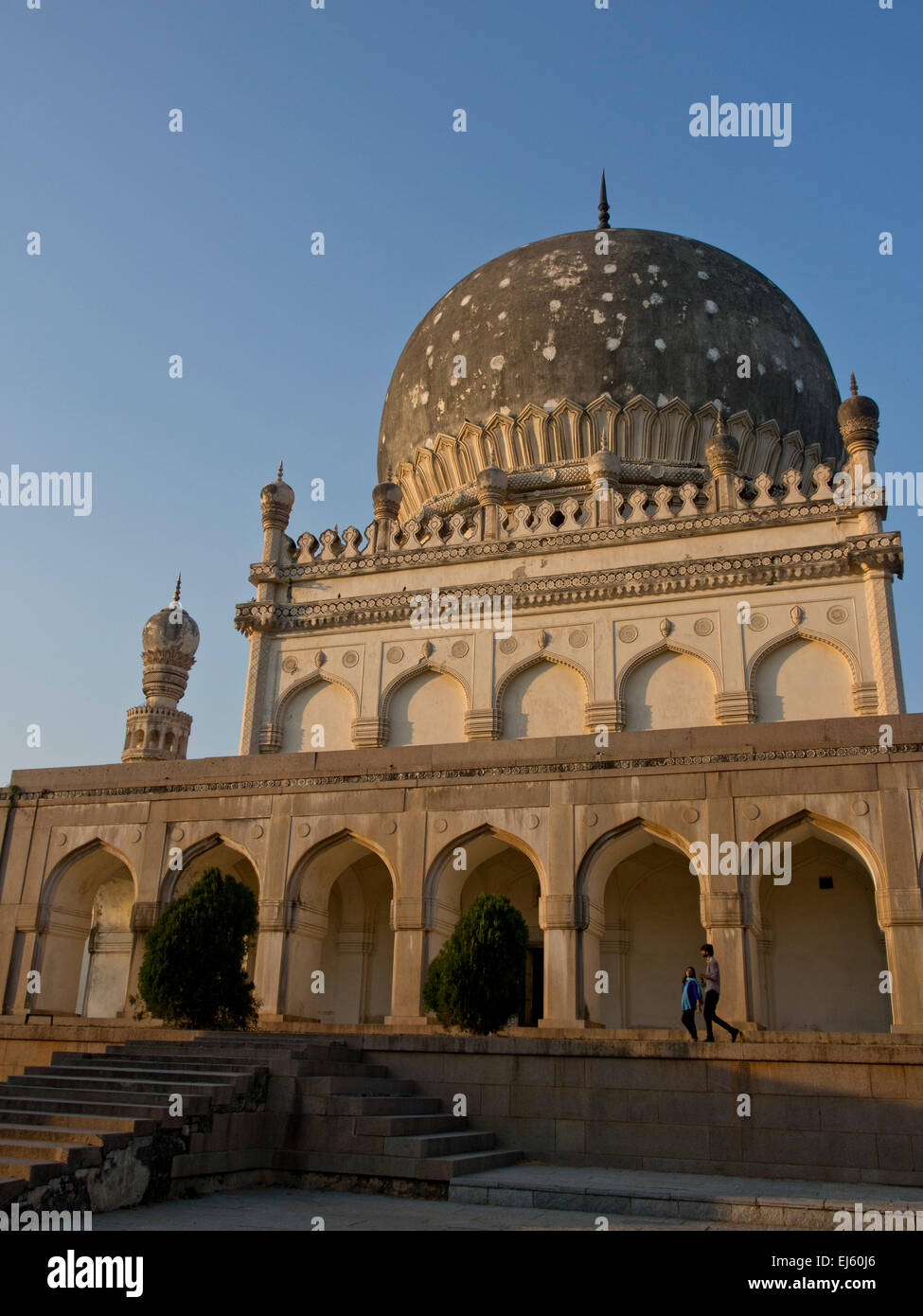The Seven Qutb Shahi Tombs and mosques near Hyderabad, India Stock ...