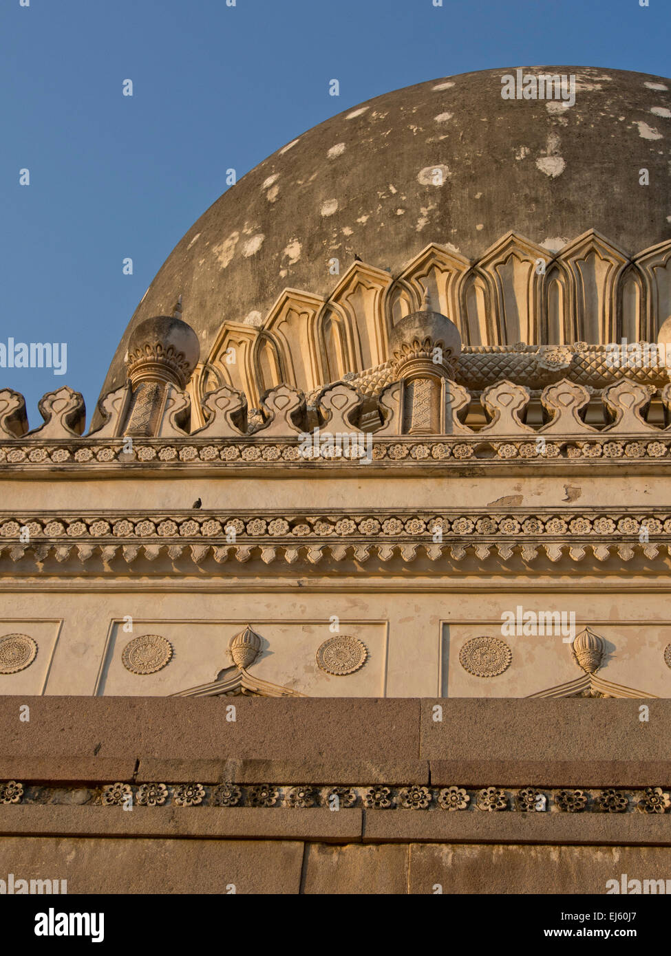 The Seven Qutb Shahi Tombs and mosques near Hyderabad, India Stock ...