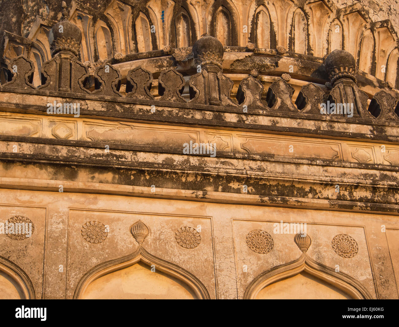 The Seven Qutb Shahi Tombs and mosques near Hyderabad, India Stock ...