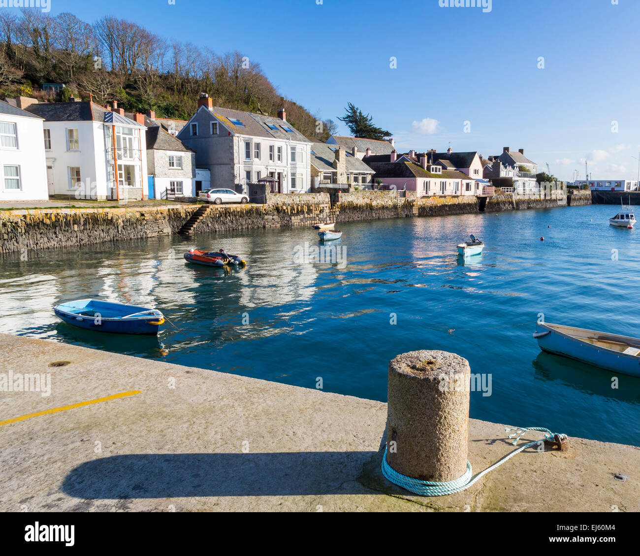 The coastal village of Flushing on the Penryn River, Part of the ...