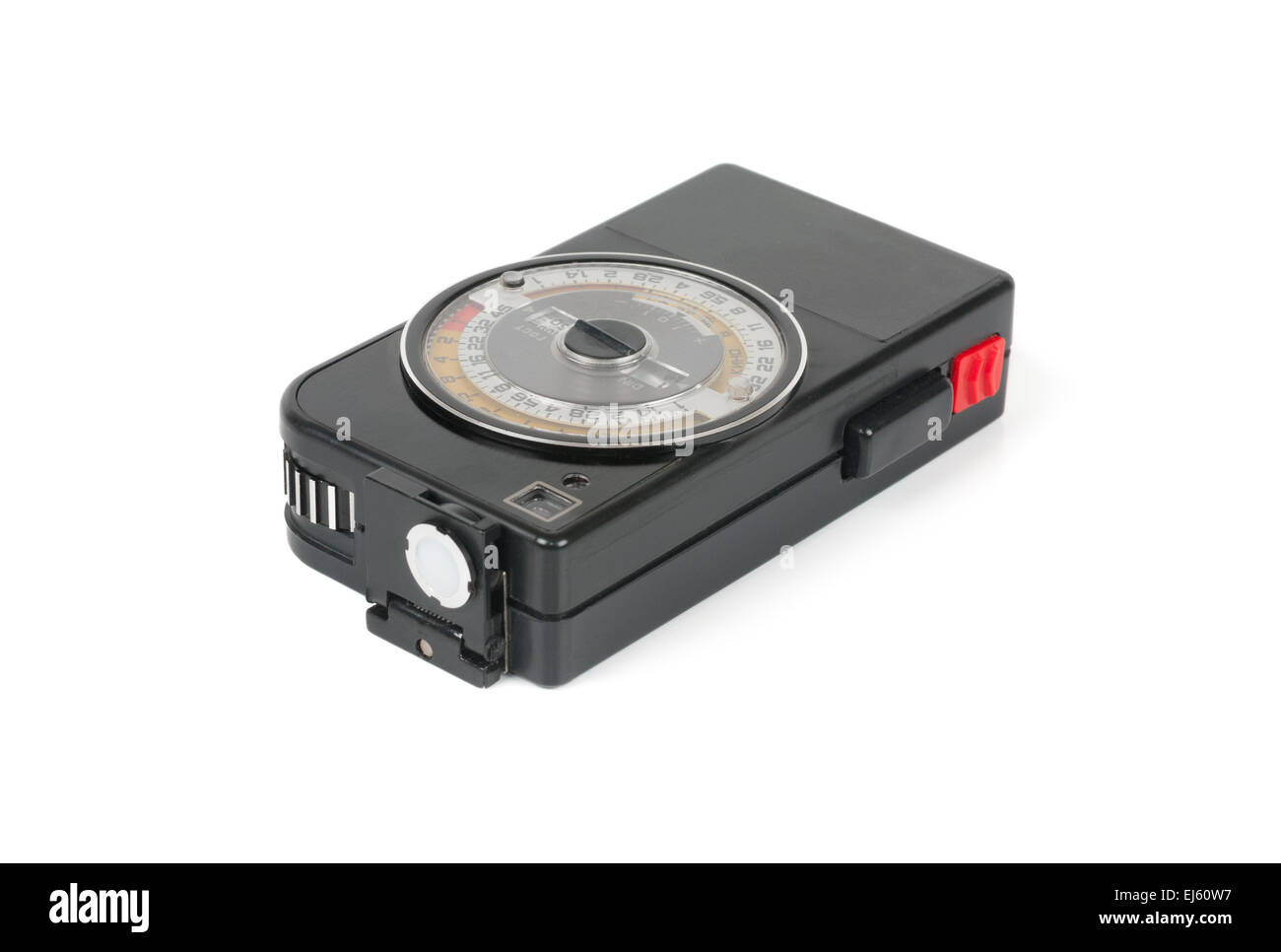 Exposure meter isolated on the white background Stock Photo - Alamy
