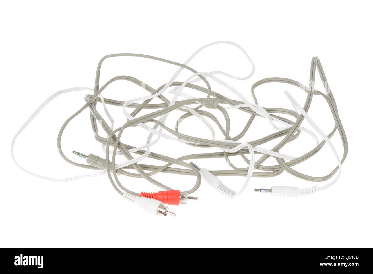 Rca cables Cut Out Stock Images & Pictures - Alamy