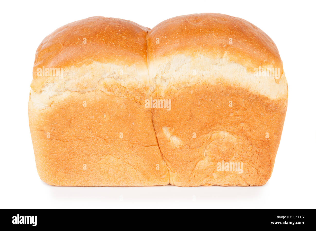 Loaf of bread isolated on white background Stock Photo - Alamy