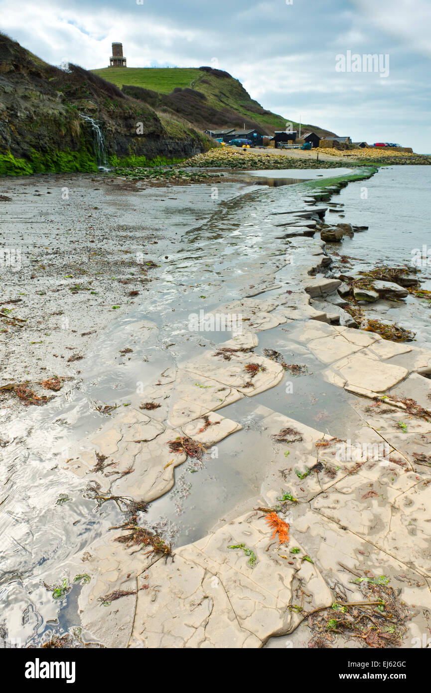 Beach at Kimmeridge Bay, Dorset, England Stock Photo - Alamy