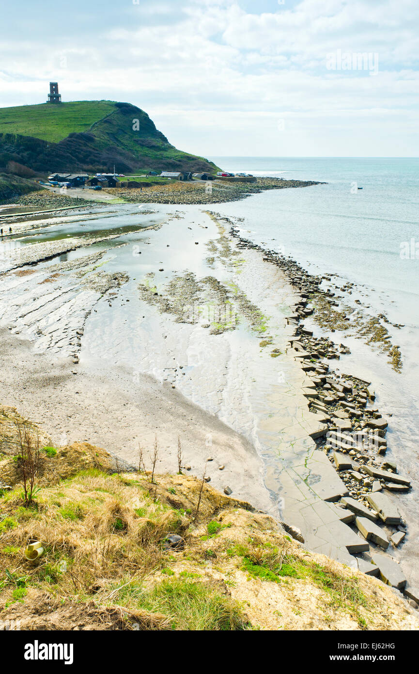 Beach at Kimmeridge Bay, Dorset, England Stock Photo - Alamy