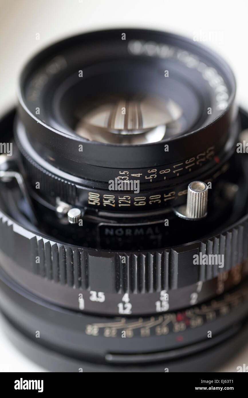 old photo lens close up Stock Photo - Alamy