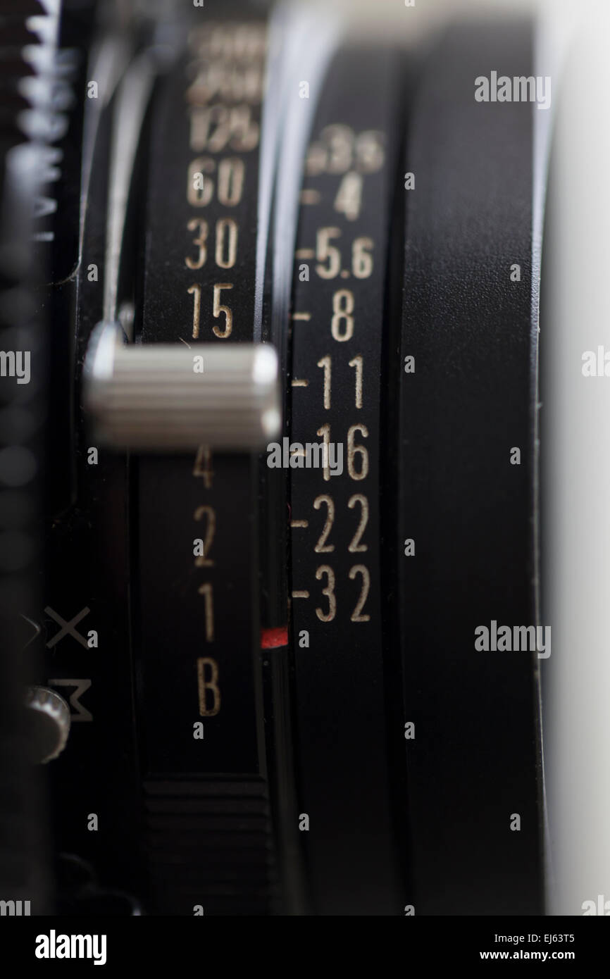 old photo lens close up Stock Photo - Alamy
