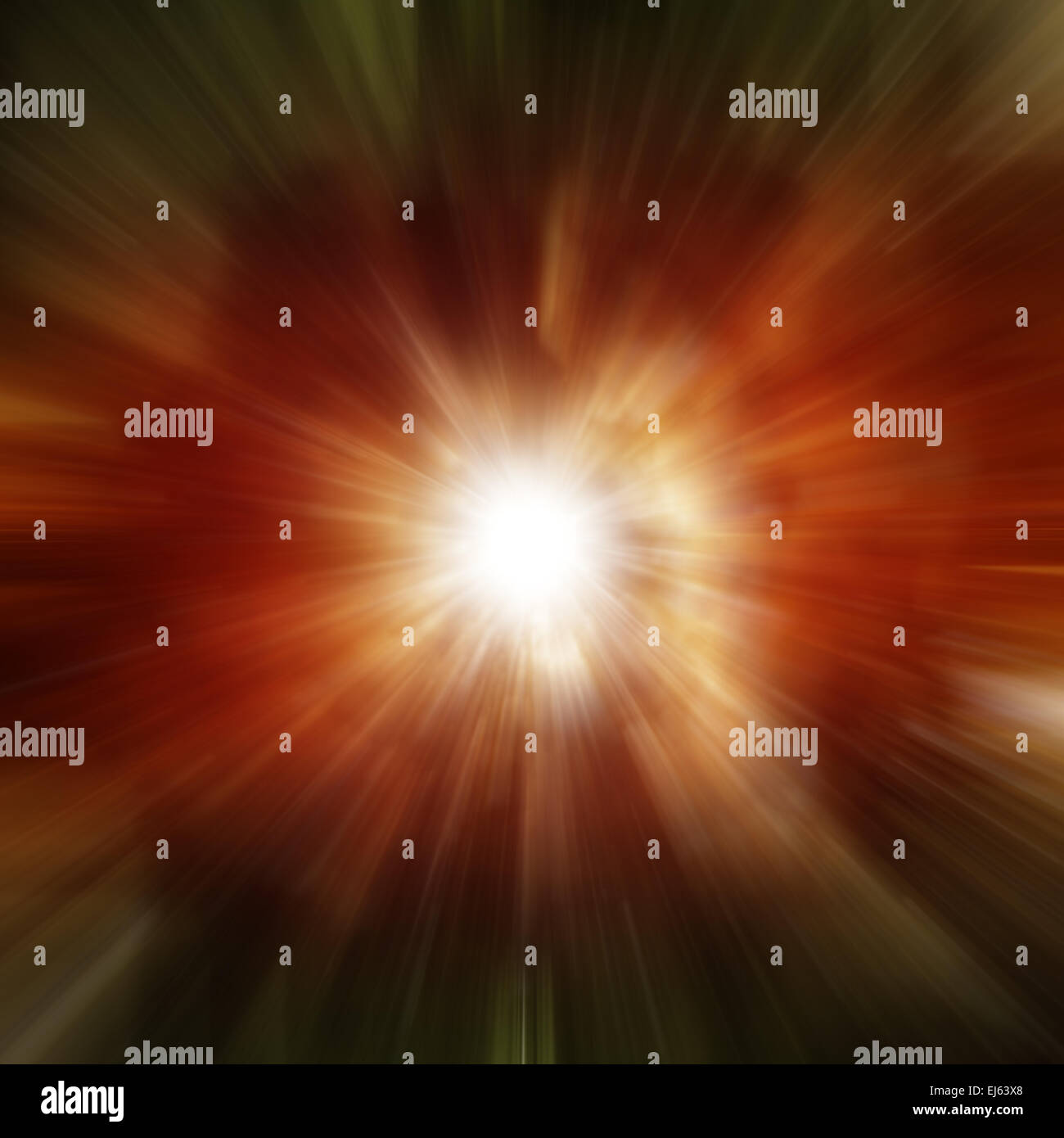 Explosion of red galaxy Stock Photo - Alamy
