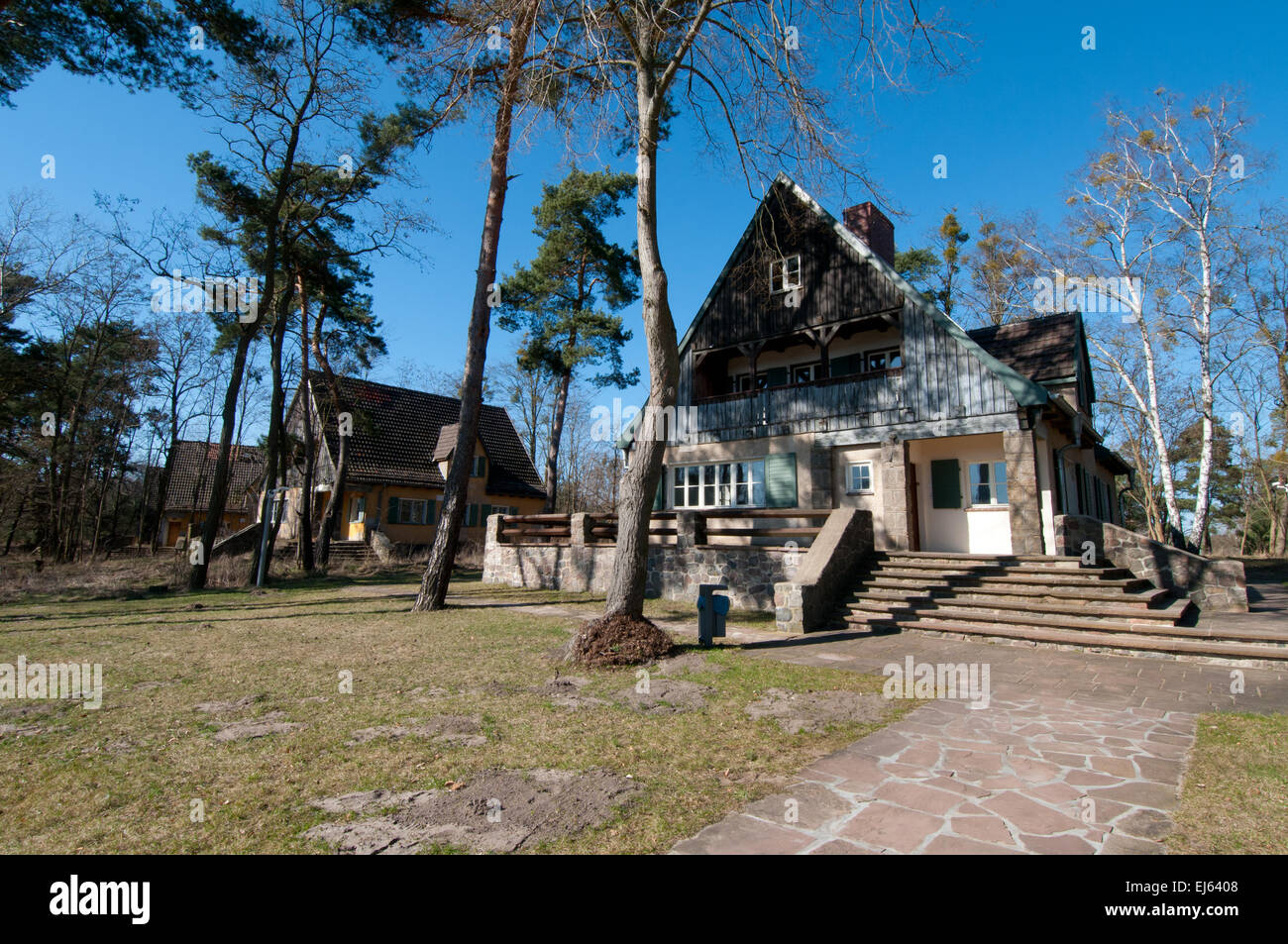 Former villas of SS officers and their families overlooking ...