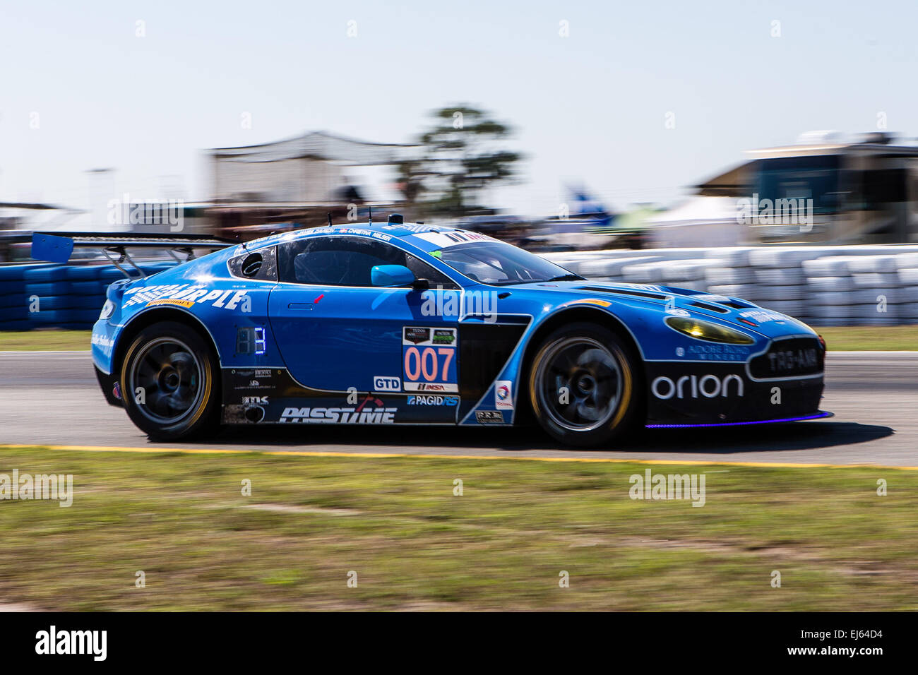 3/21/2015 - Sebring FL, USA - TRG-AMR with drivers Christina Nielsen ...