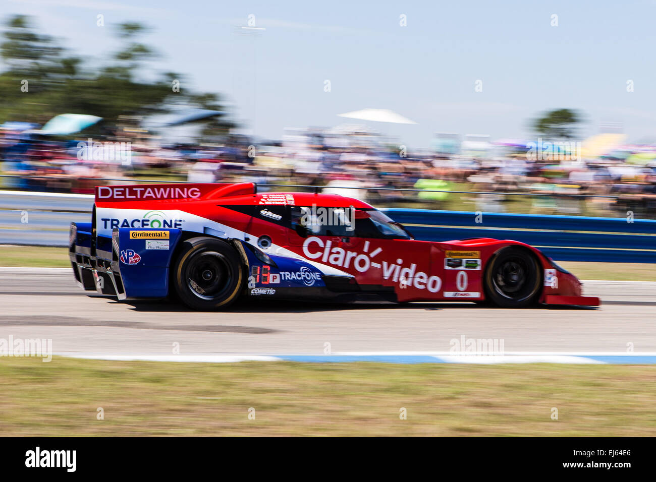 3/21/2015 - Sebring FL, USA - Claro/TracFone DeltaWing Racing with ...