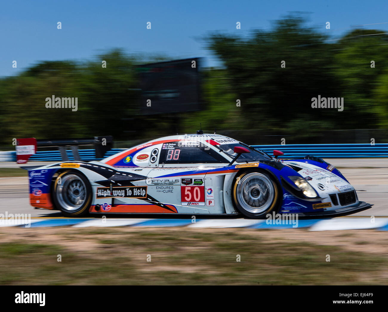 3/21/2015 - Sebring FL, USA - Fifty Plus Racing with drivers Jim Pace ...
