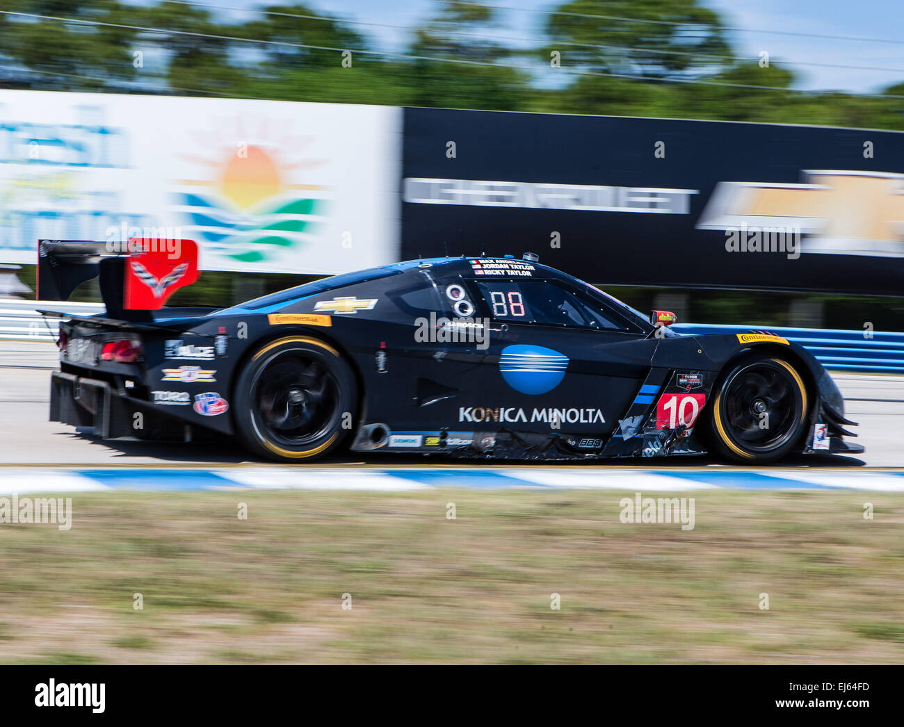 3/21/2015 - Sebring FL, USA - Wayne Taylor Racing with drivers Ricky ...