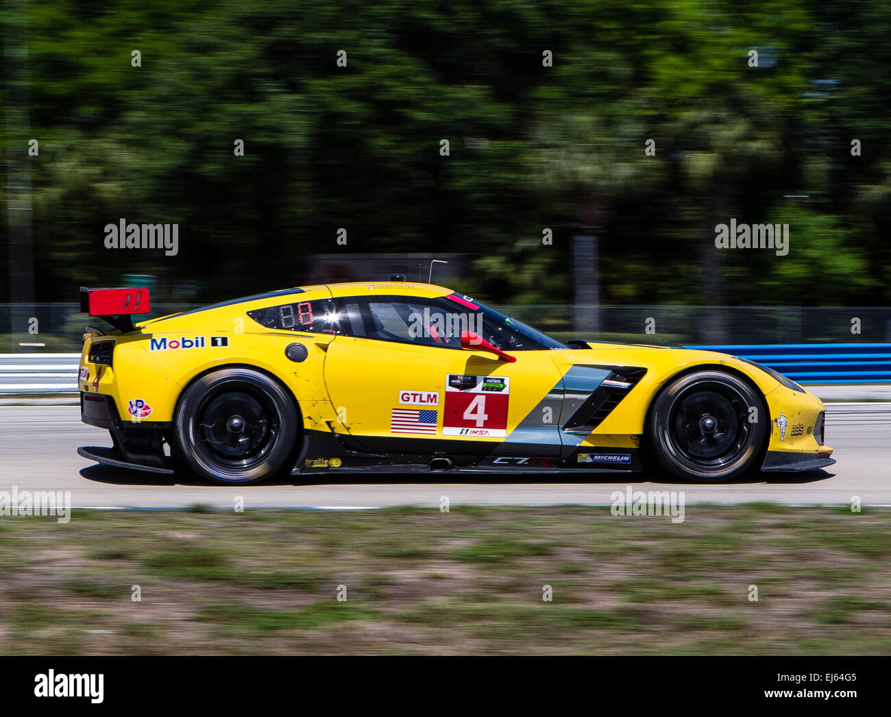 3/21/2015 - Sebring FL, USA - Corvette Racing with drivers Oliver Gavin ...