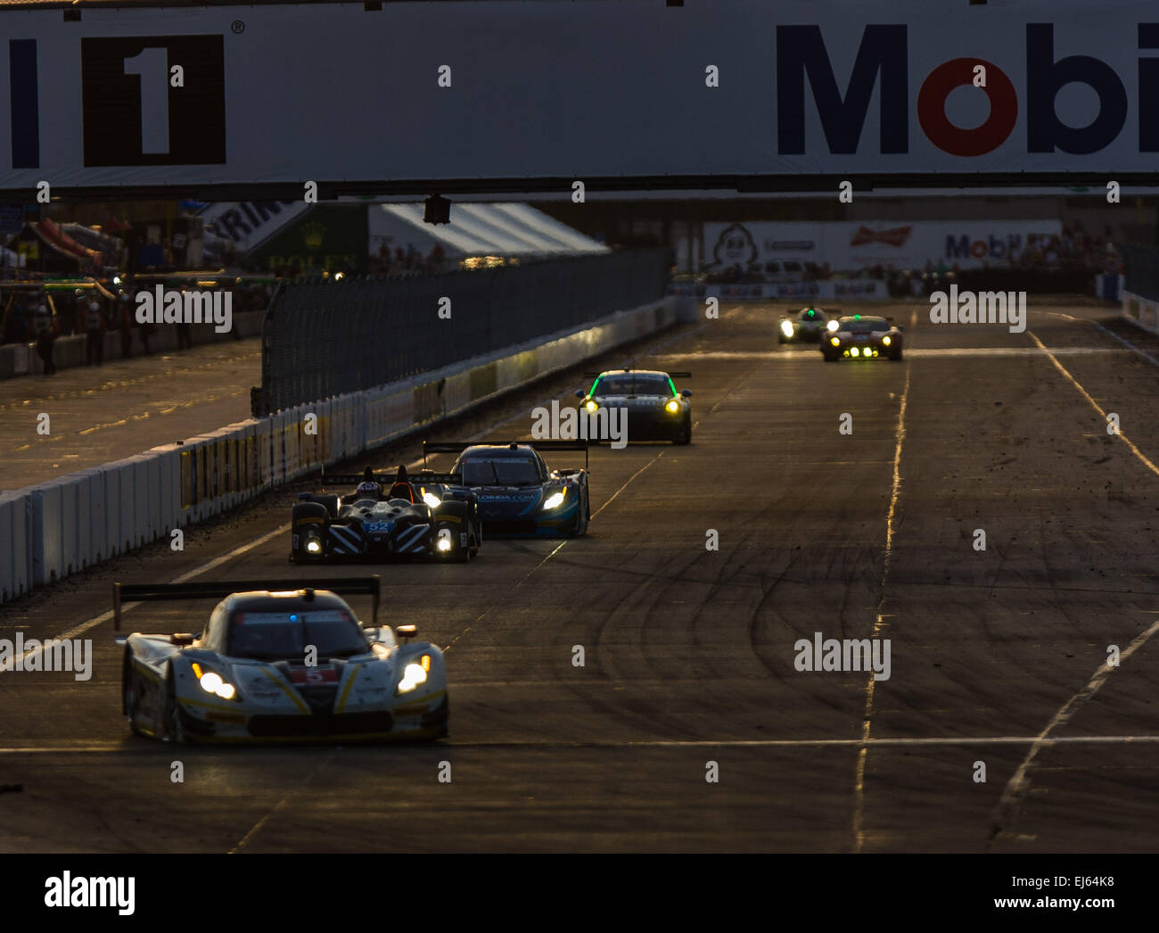 3/21/2015 - Sebring FL, USA - Finish line straightway at the Sebring ...
