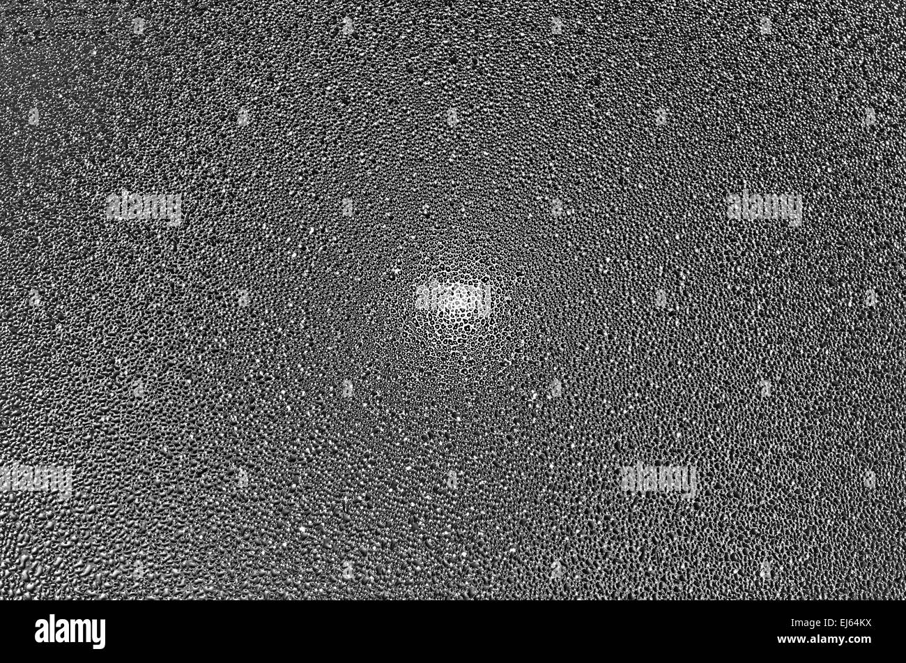 Misted glass window water drops Black and White Stock Photos & Images ...