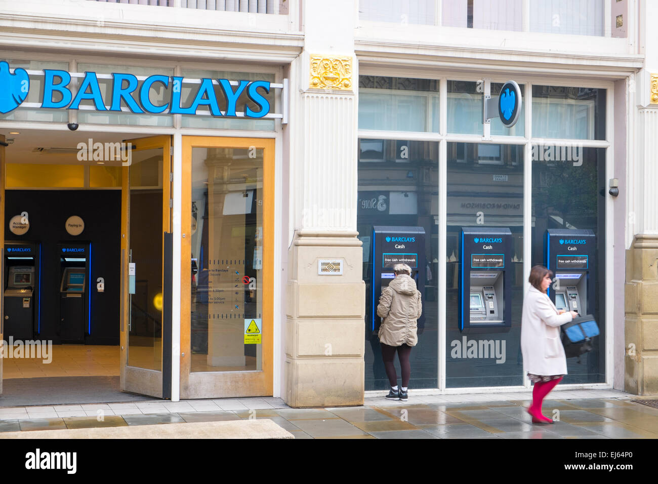 British Barclays Bank in st anns square Manchester,England Stock Photo ...