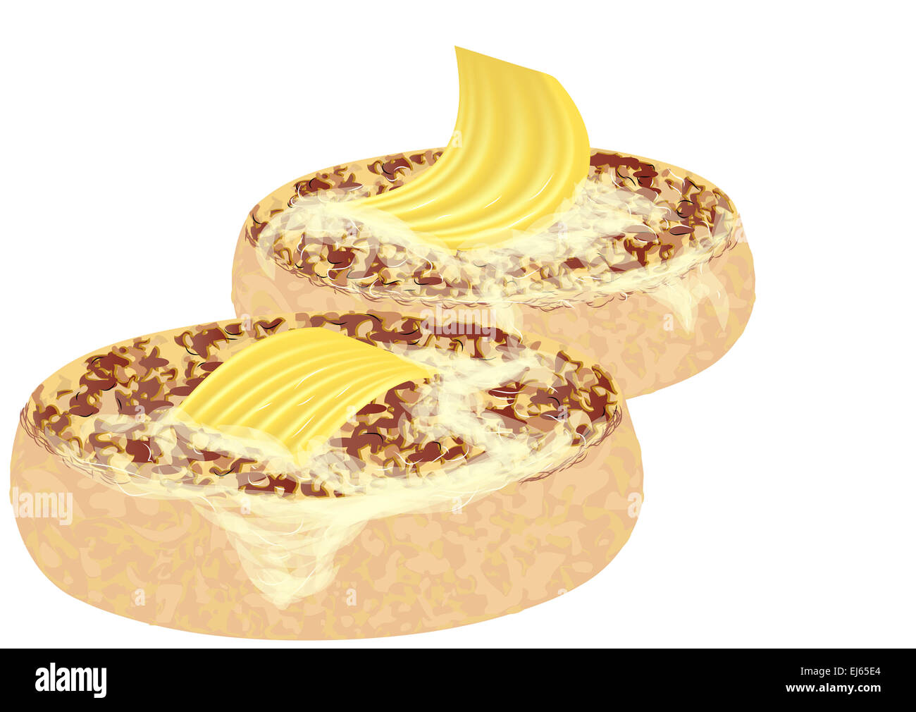 Crumpet Cut Out Stock Images & Pictures - Alamy