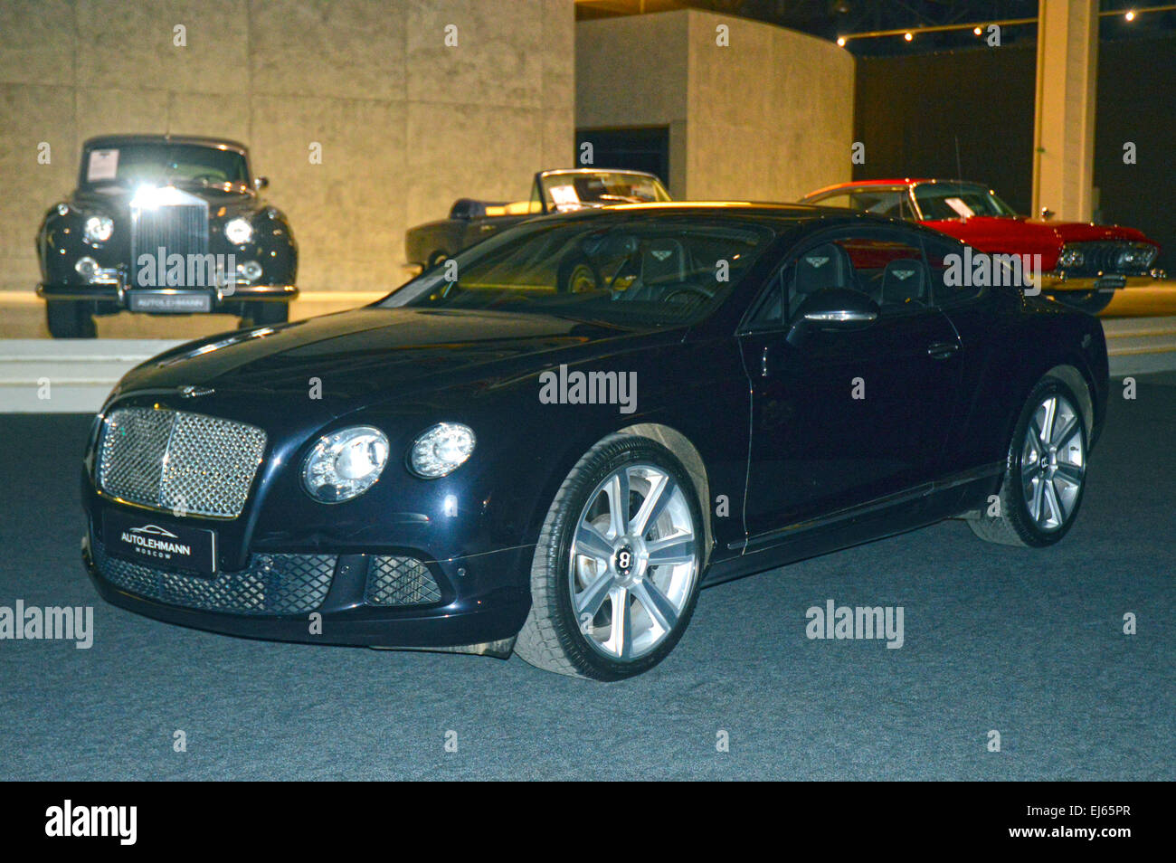 Bentley Motor Cars in the showroom Stock Photo - Alamy