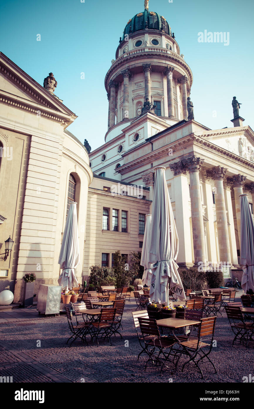 Gendarmenmarkt in Berlin, Germany. View on German Cathedral and ...