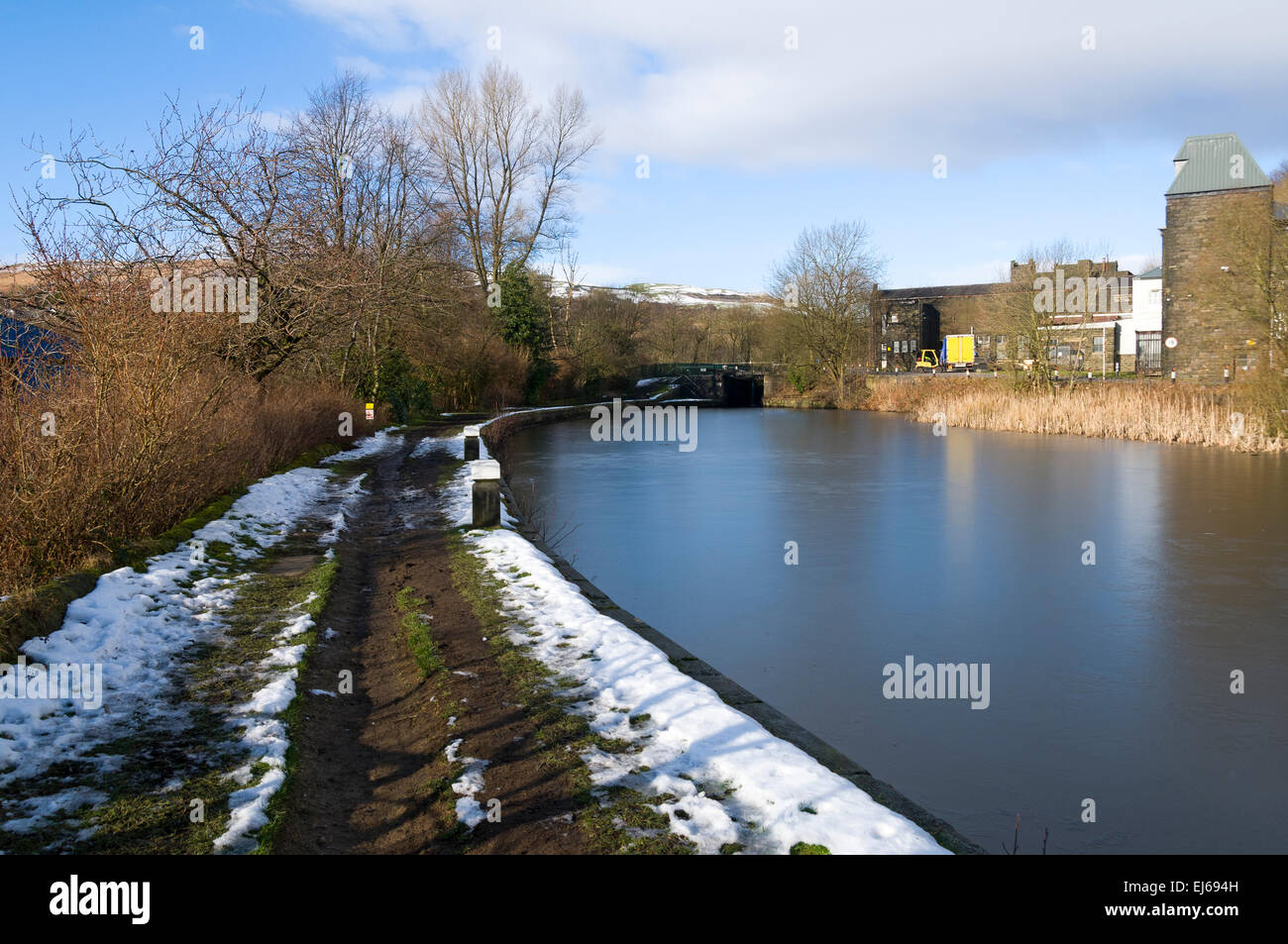 Near Lock 43, Thickone Lock, on the Rochdale Canal, near Littleborough ...