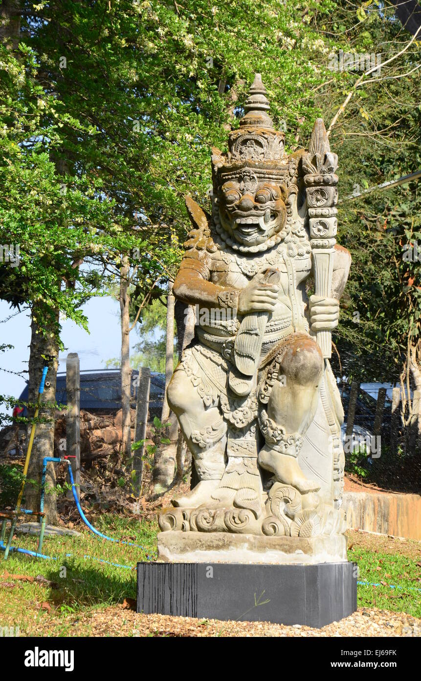 Giant Statue Bali style at The Black House known as ?Ban Dam? or ...