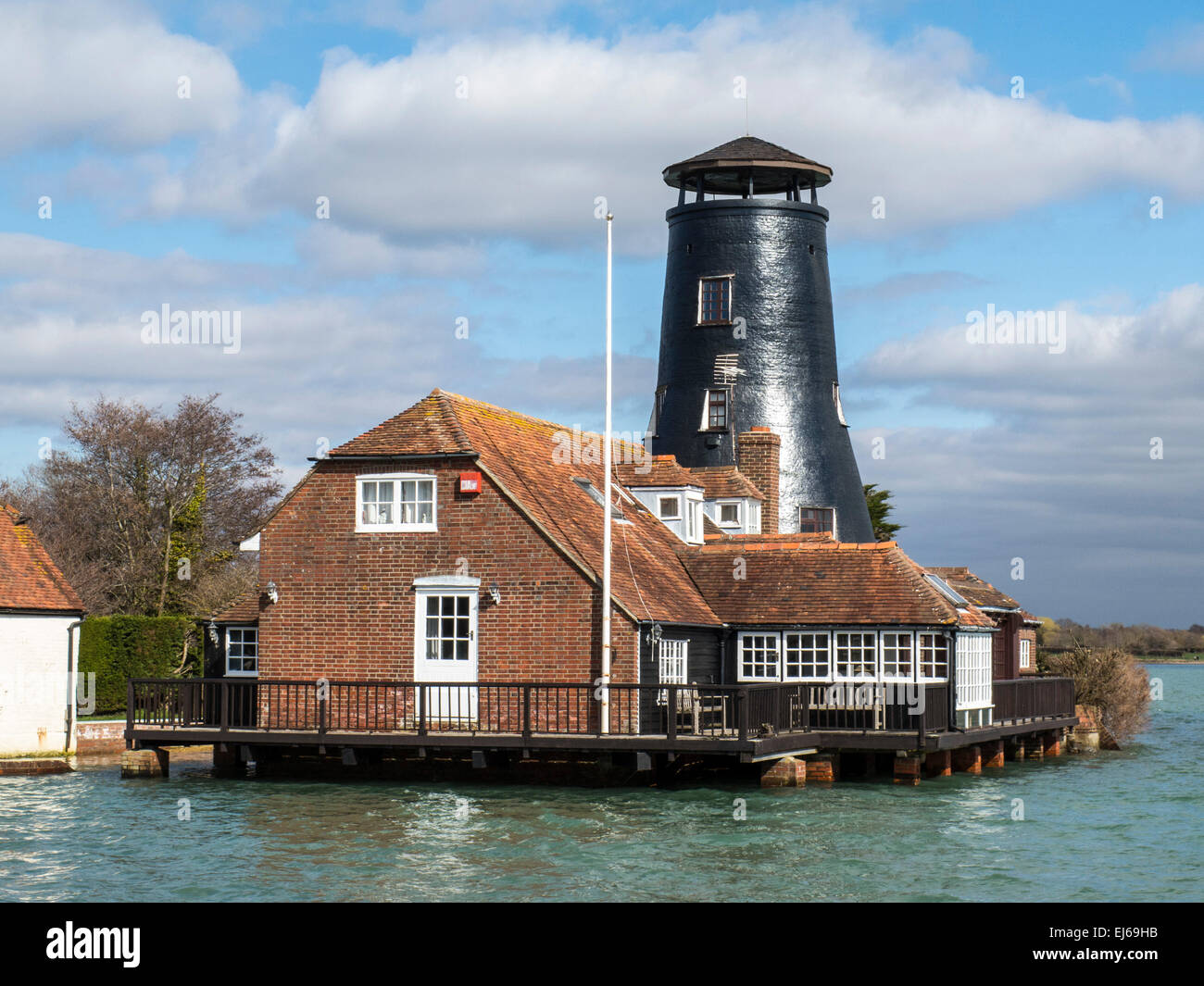 Langstone Mill and Harbour Stock Photo - Alamy