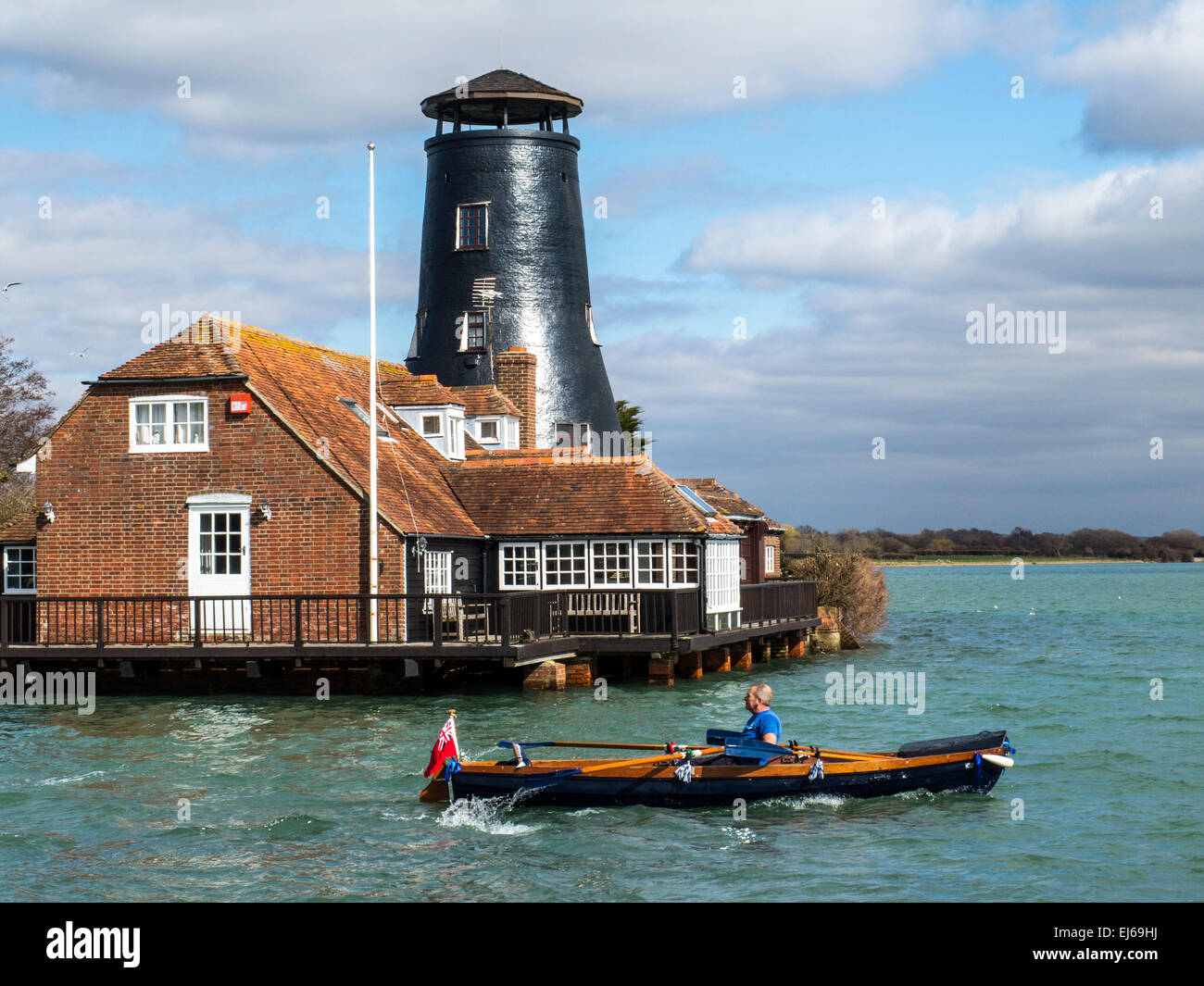 Langstone Mill and Harbour Stock Photo - Alamy