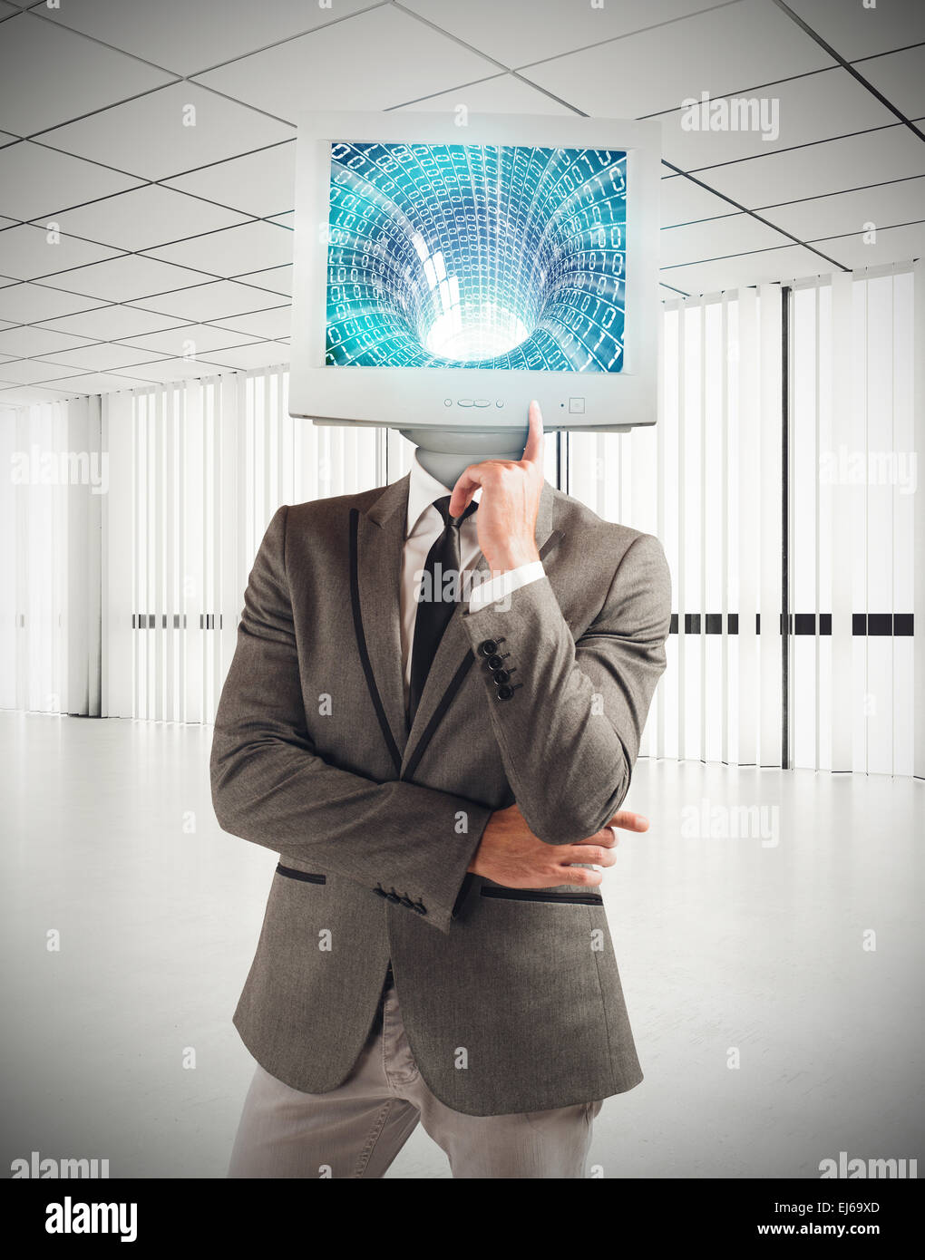 Digital tunnel man hi-res stock photography and images - Alamy