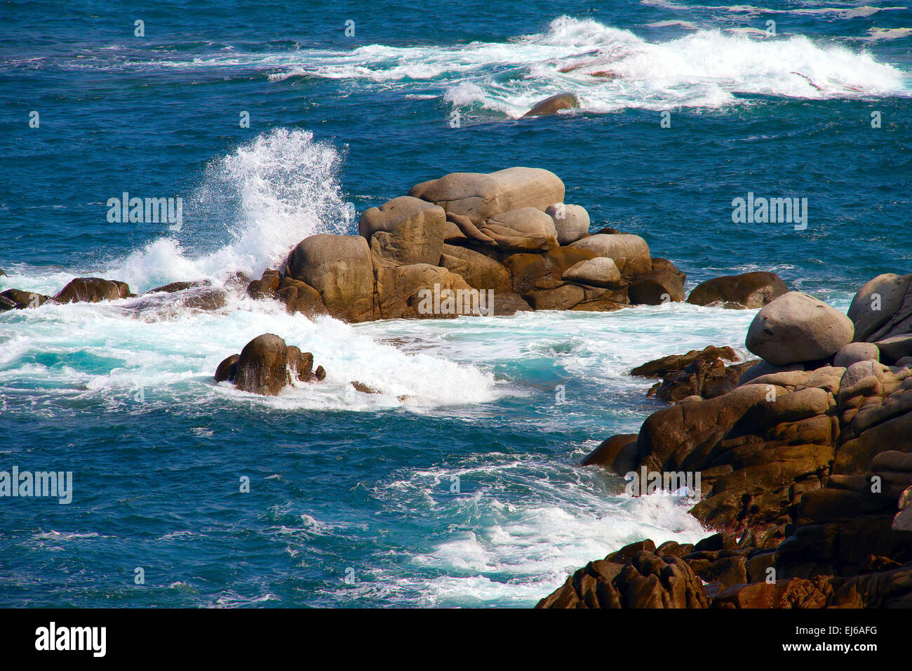 The Pacific Ocean view from South Mexico Oaxaca Stock Photo - Alamy