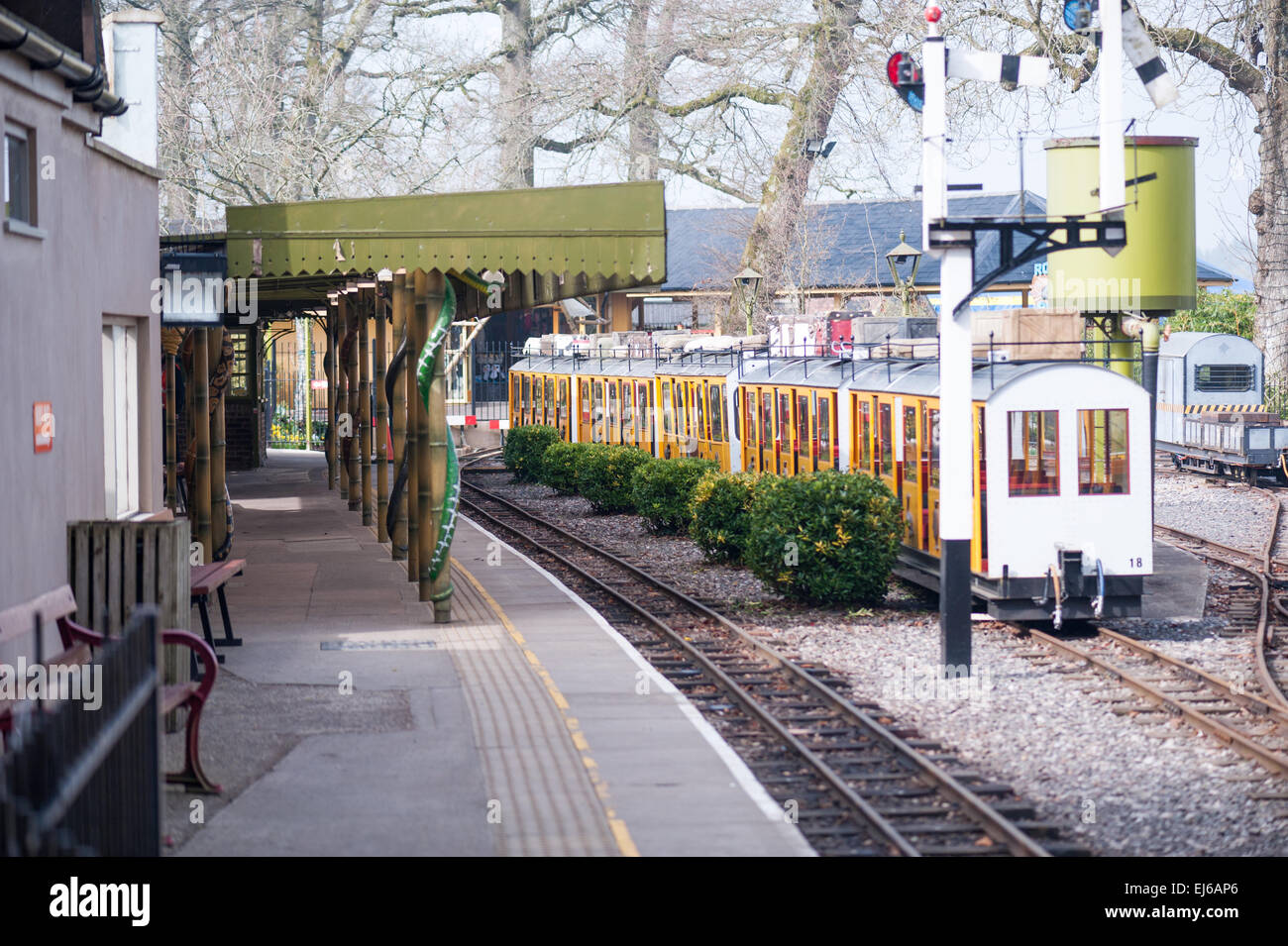 mini railway at longleat Stock Photo - Alamy