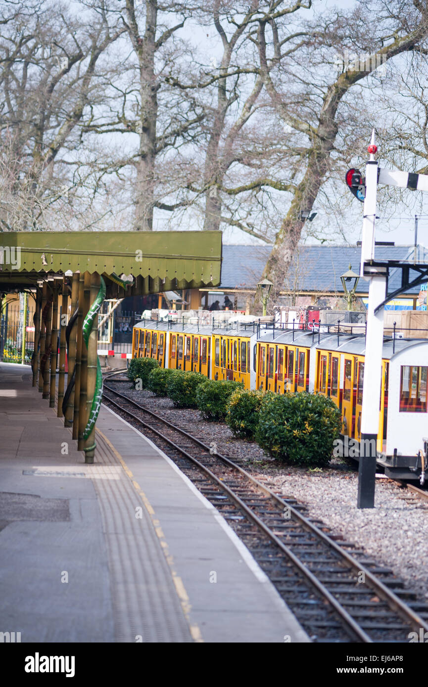 mini railway at longleat Stock Photo - Alamy