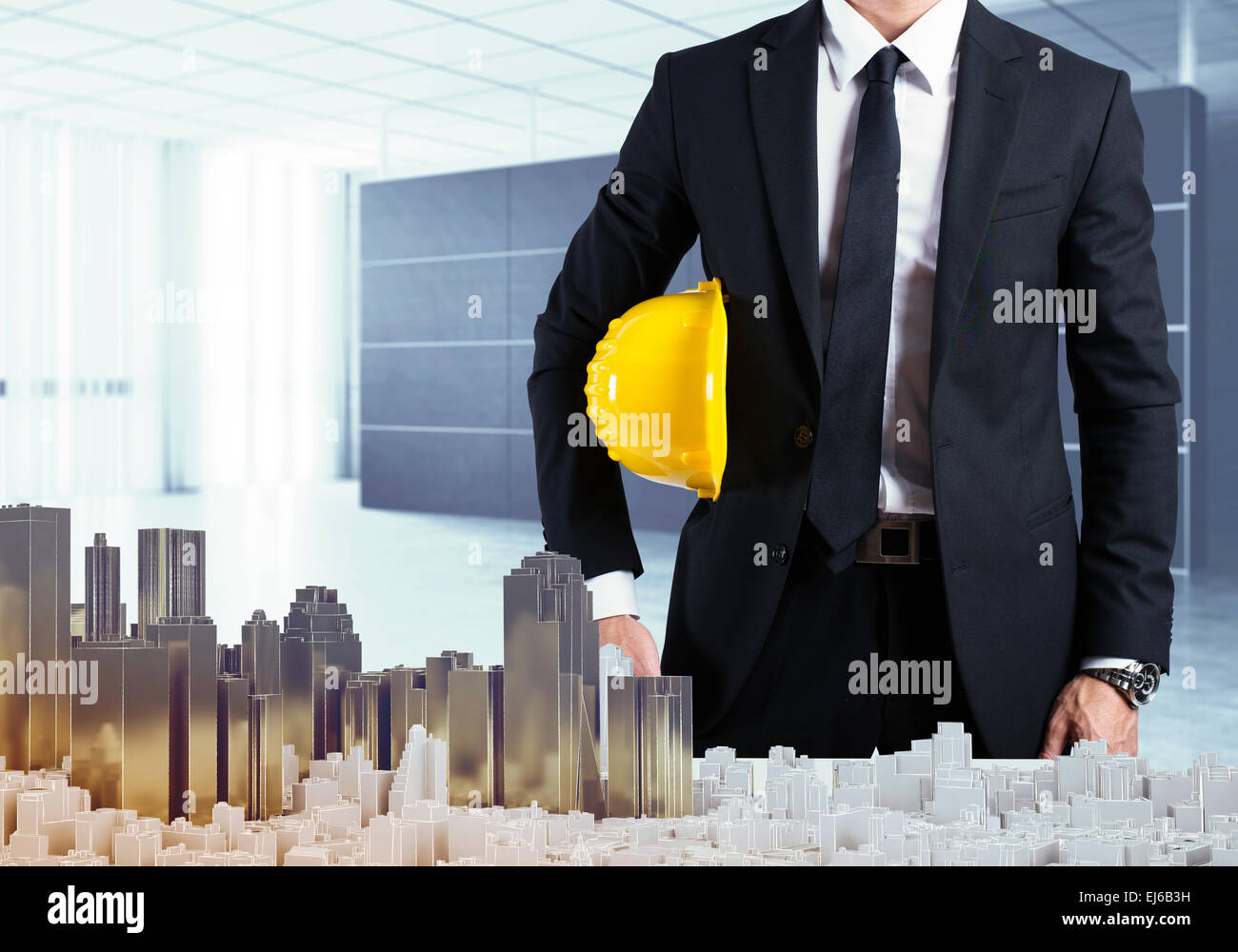 Architect urban project Stock Photo - Alamy