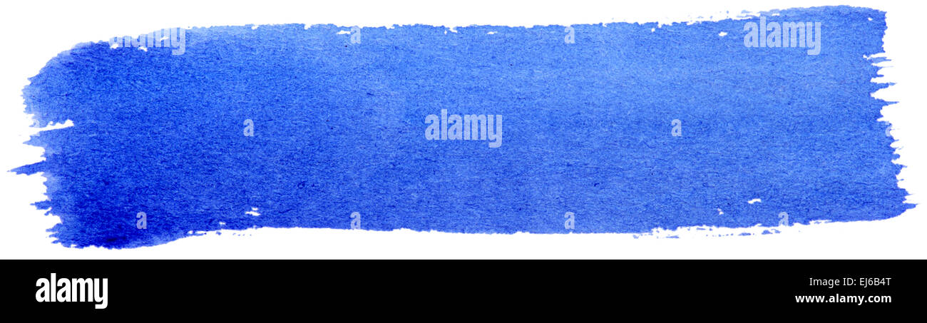 Blue paint dab on Cut Out Stock Images & Pictures - Alamy