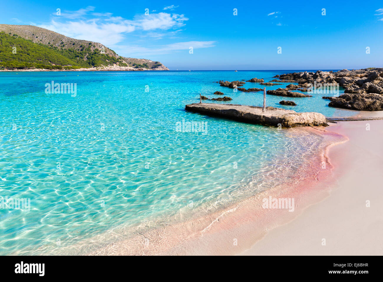 Majorca Cala Agulla beach in Capdepera Mallorca at Balearic Islands of ...