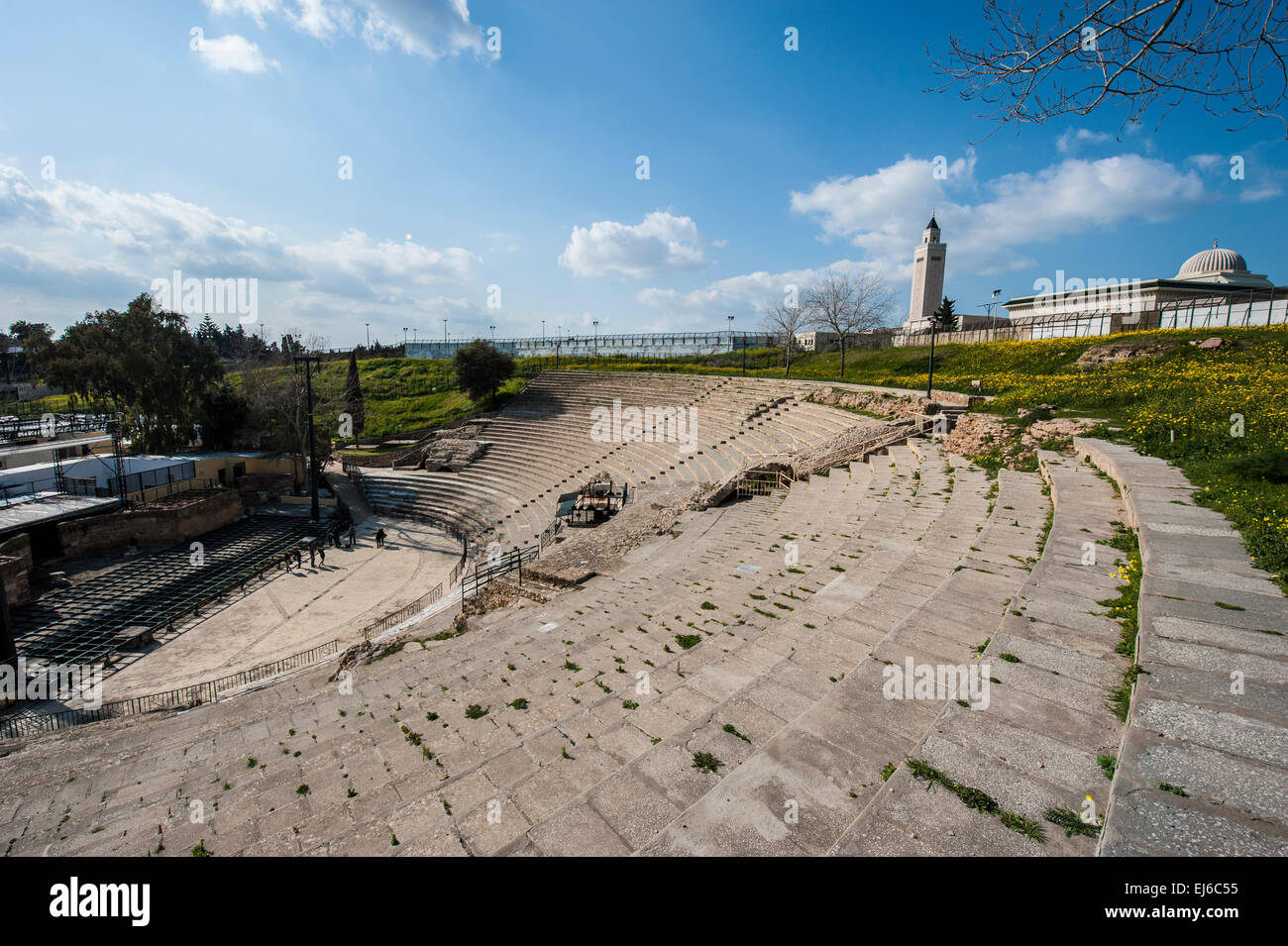 The Roman Theater of Carthage, Tunisia Stock Photo - Alamy