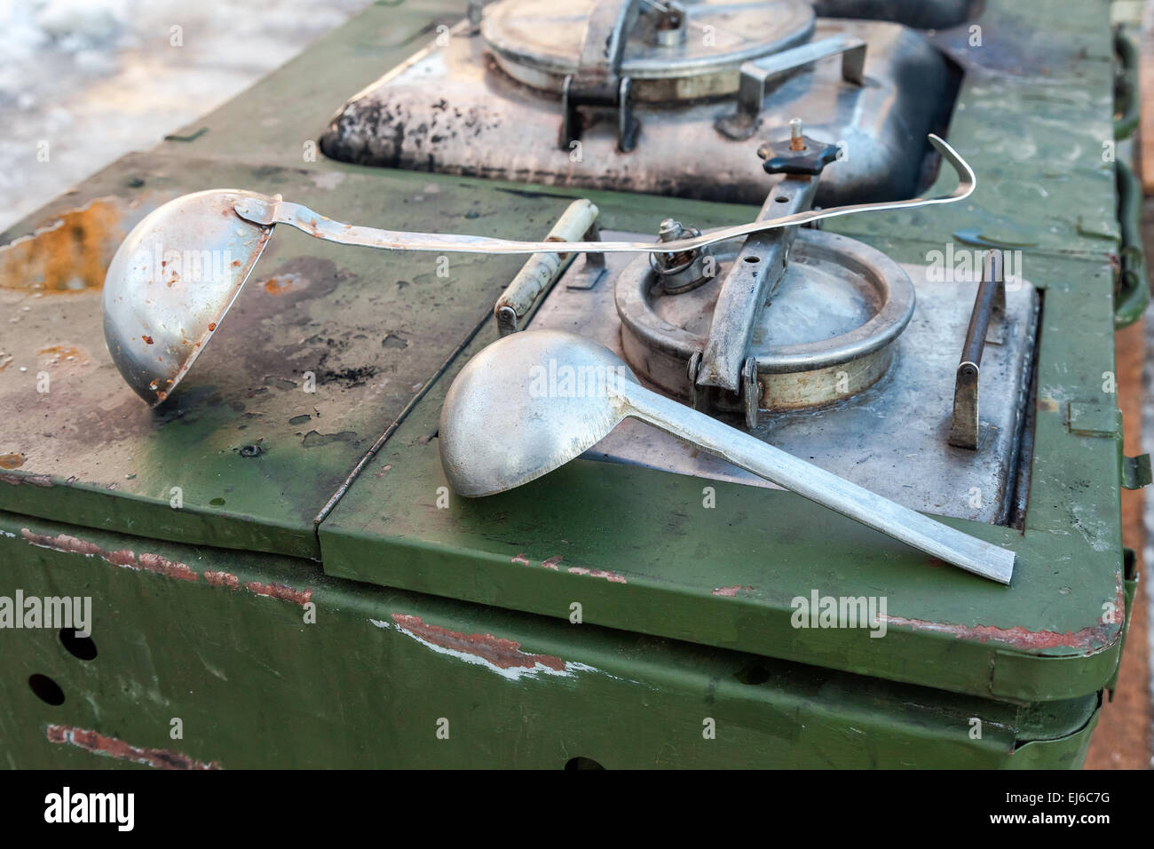 Military mobile field kitchen hi-res stock photography and images - Alamy