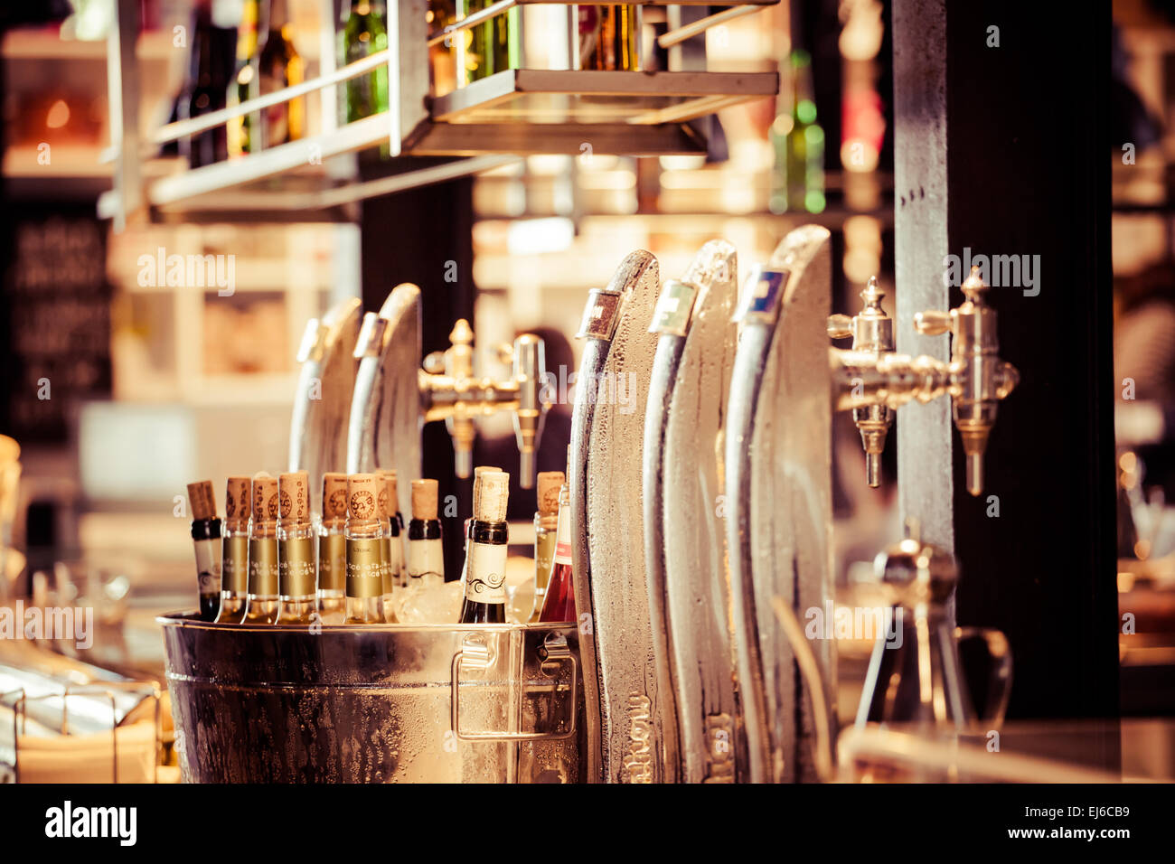 Glass over beer tap hi-res stock photography and images - Alamy