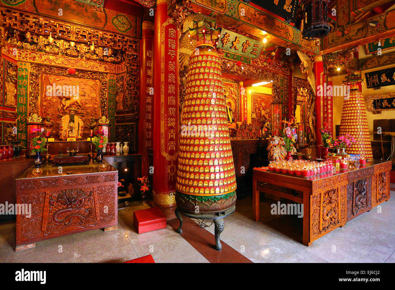 Buddhist Temple in Tainan, Taiwan Stock Photo - Alamy