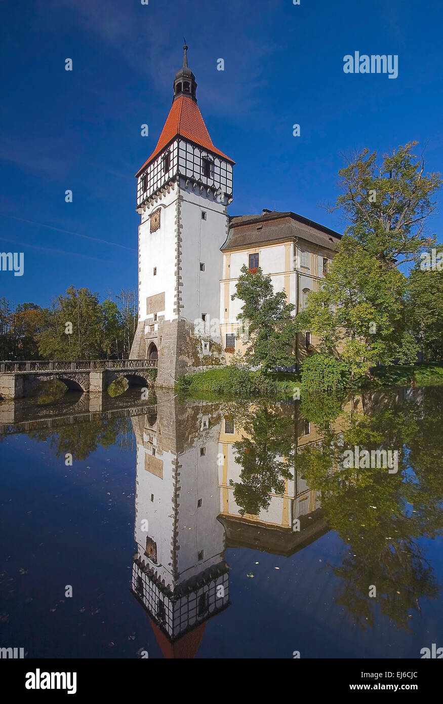 Blatna - South Bohemia water castle Stock Photo - Alamy