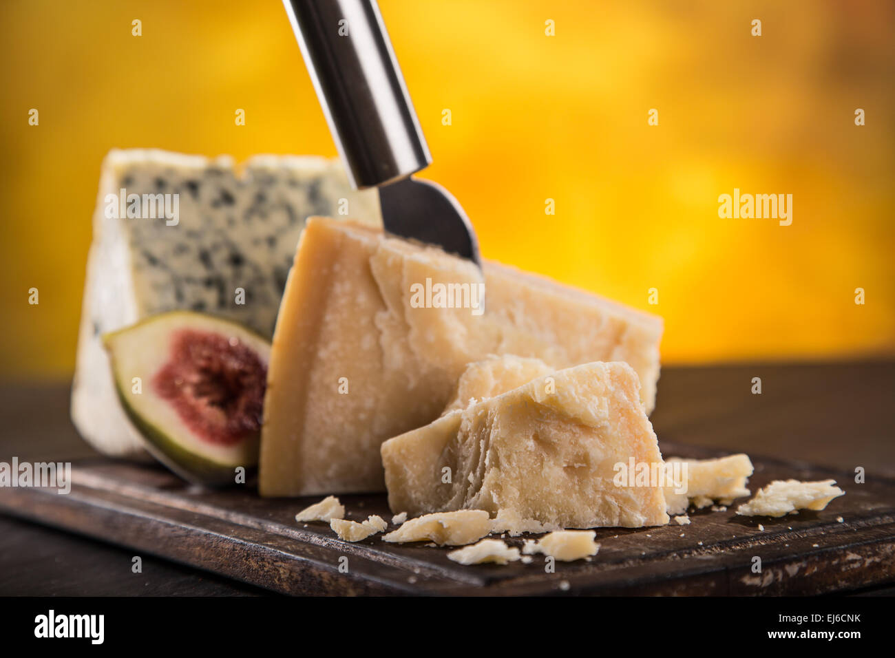 Various types of cheese, still-life Stock Photo - Alamy