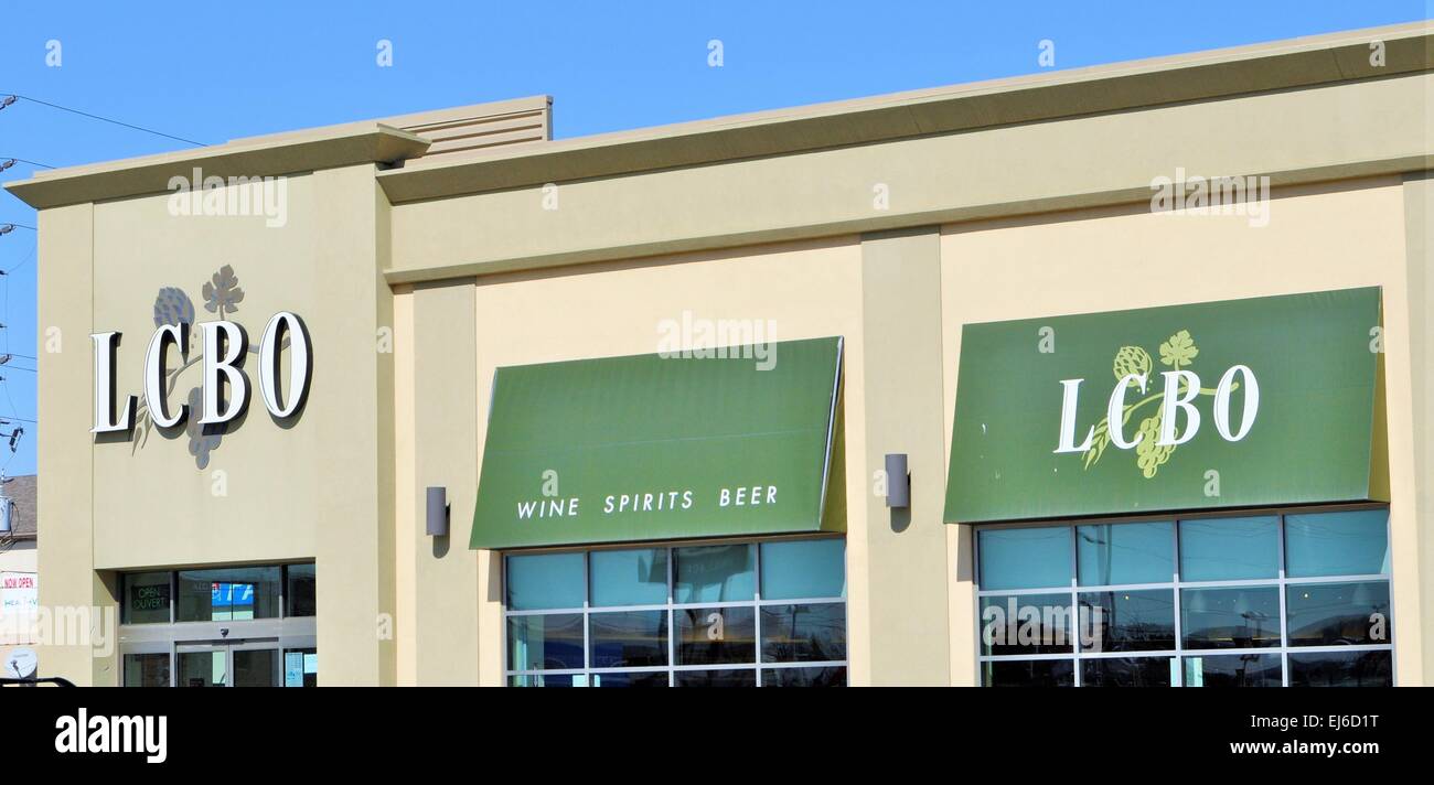 LCBO exterior sign Stock Photo - Alamy