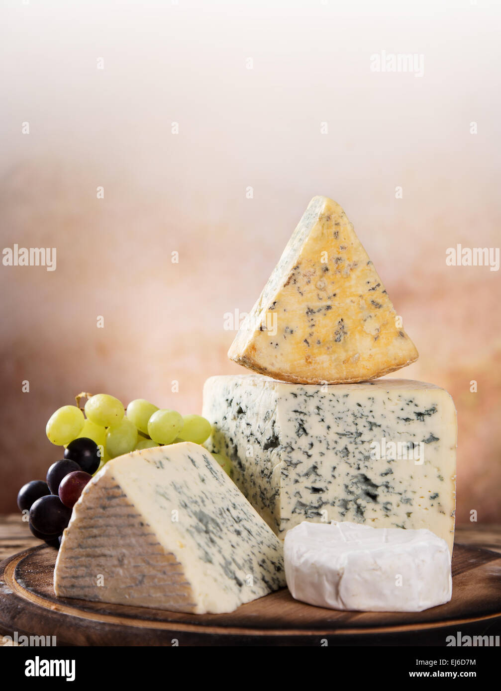 Various types of cheese, still-life Stock Photo - Alamy