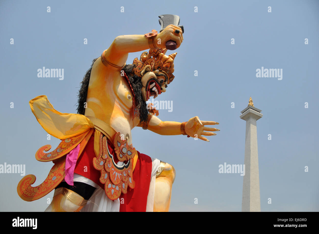 Ogoh-ogoh is a giant puppet, devil symbol. In the parade is usually a ...