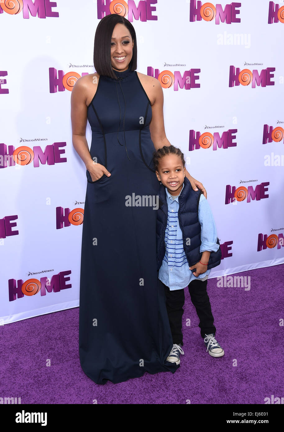 Westwood, California, USA. 22nd Mar, 2015. Tia Mowry & Cree Hardrict ...