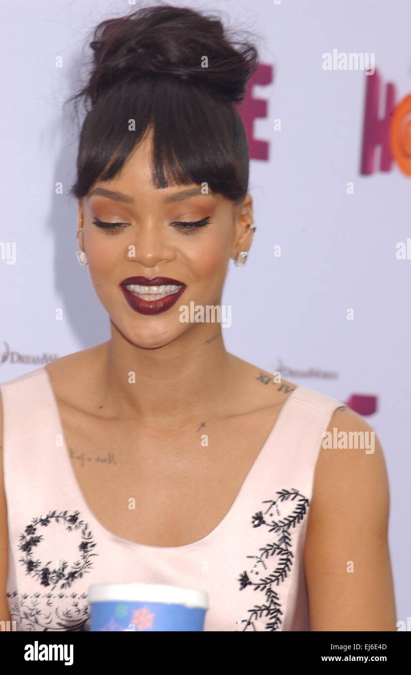 Hollywood, California, USA. 21st Mar, 2015. Rihanna attends the ...
