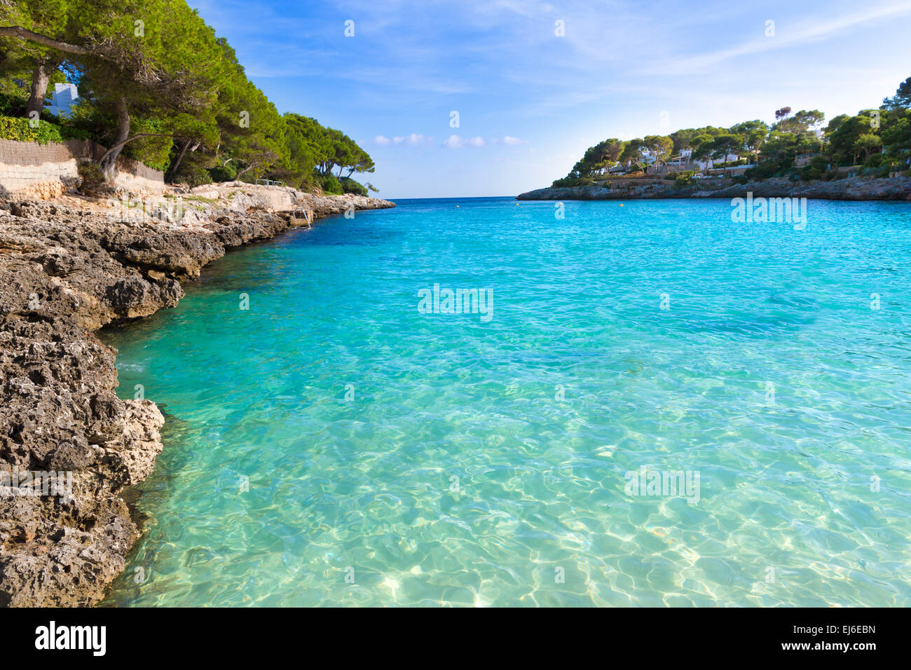 Majorca Cala Gran Beach in Cala Dor in Mallorca Santanyi at Balearic ...